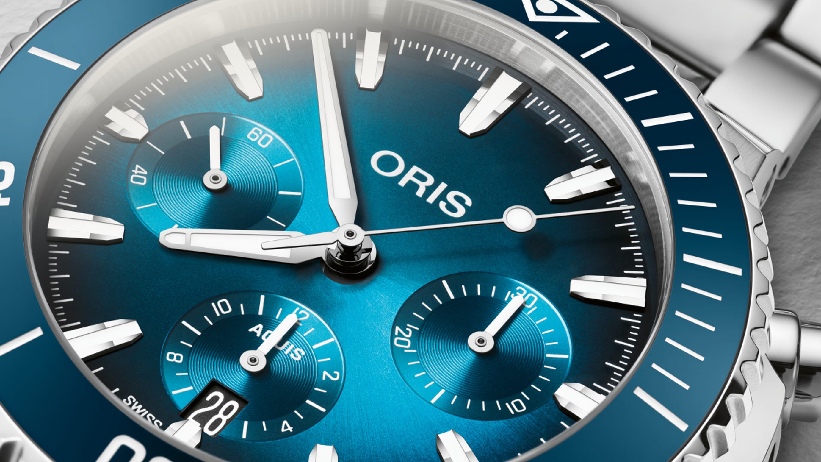 Aquis Chronograph - 01 771 7793 4155-07 8 23 01PEB | Oris