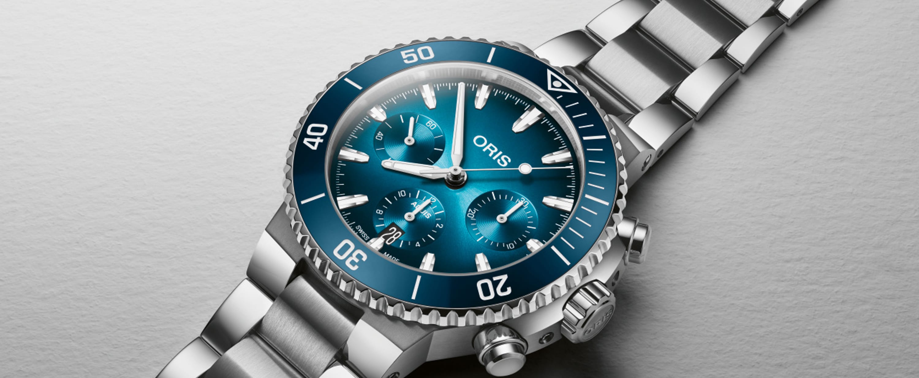 Aquis Chronograph - 01 771 7793 4155-07 8 23 01PEB | Oris