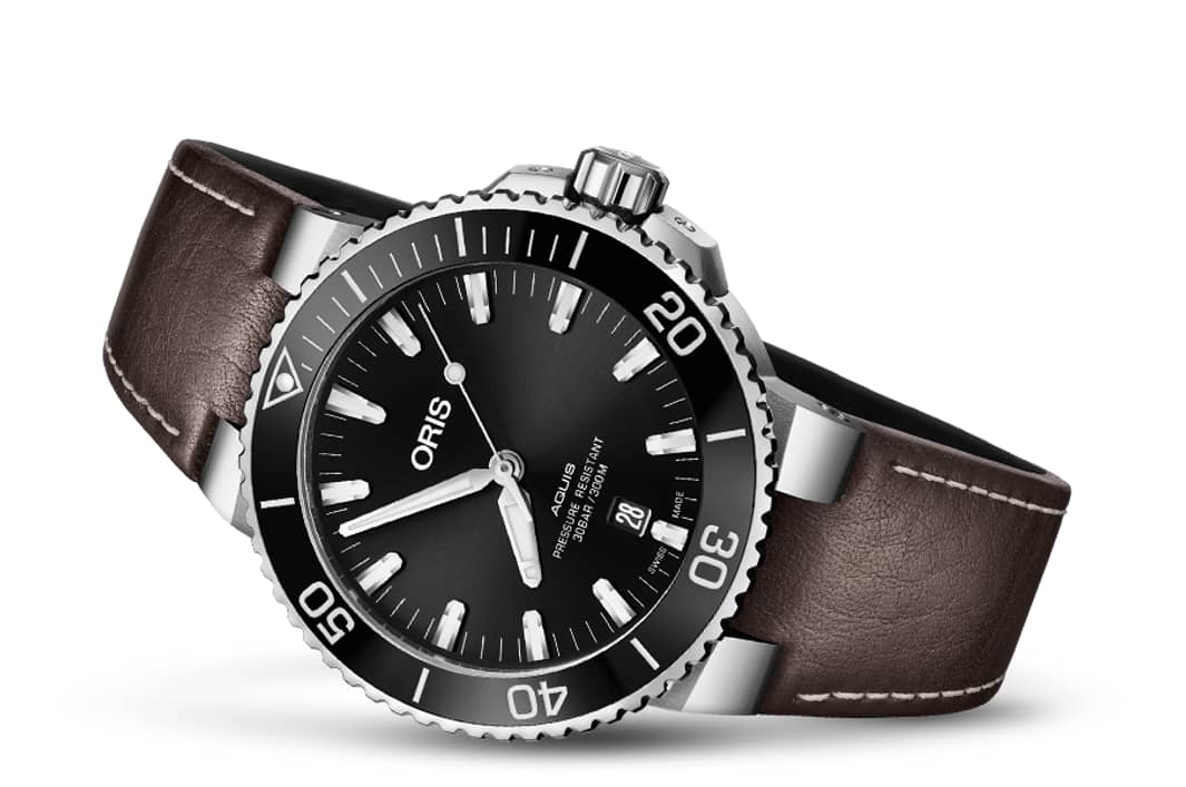 Leather strap brown - 07 5 24 10EB | Oris